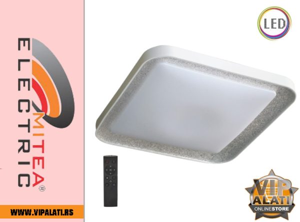 SREBRNA PLAFONSKA LED LAMPA SA DALJINSKIM M205416 2x36W SMD 3000~6500K 515x515mm MITEA LIGHTING