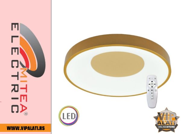 ZLATNA PLAFONSKA LED LAMPA SA DALJINSKIM 2.4G M205464 2x36W 3CCT SMD 3000~6500K MITEA LIGHTING