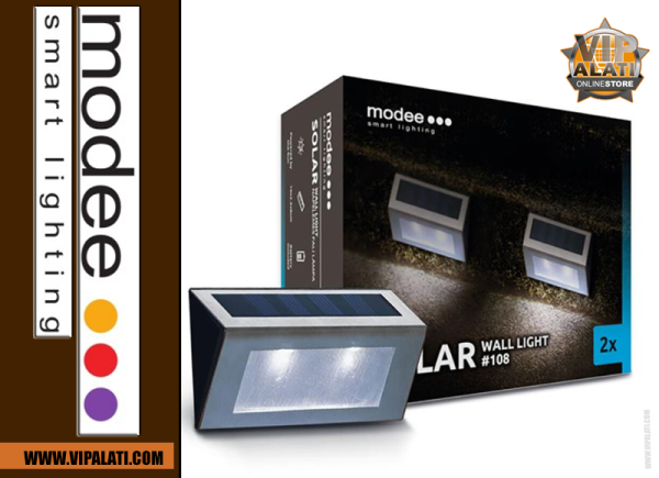 LED SOLARNA ZIDNA LAMPA 108 2 KOM – MODEE