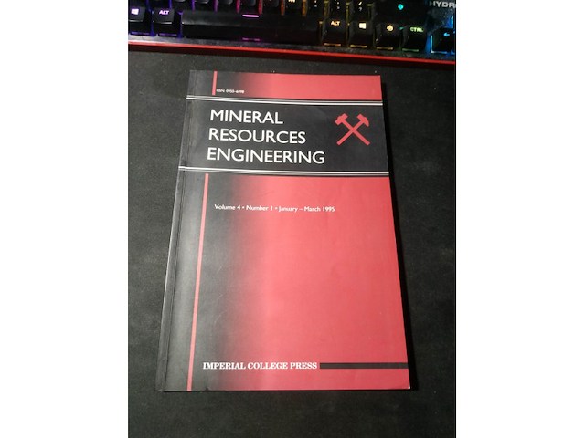 Mineral resources engineering volume 4 number I