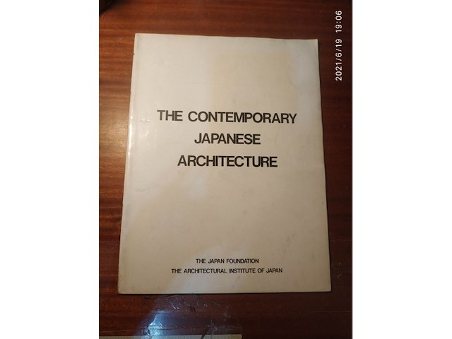 The contemporary japanese architecture