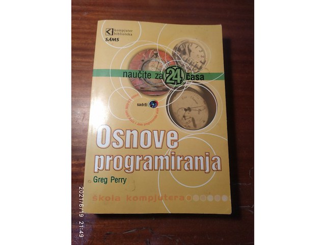 Osnove programiranja Greg Perry naučite za 24 sata