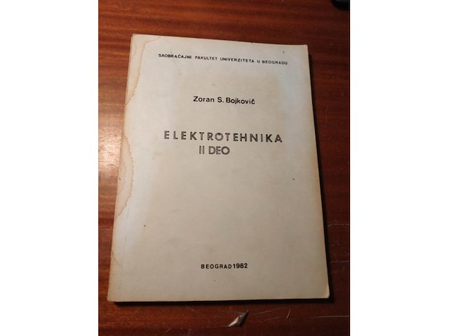 Elektrotehnika II Zoran Bojković