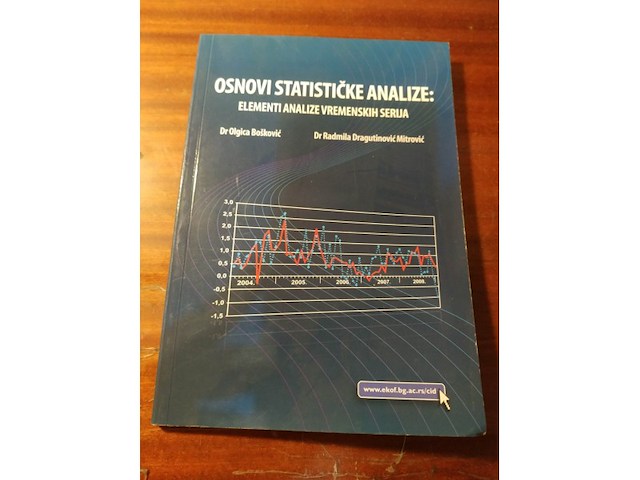 Osnovi statističke analize Mitrović Bošković