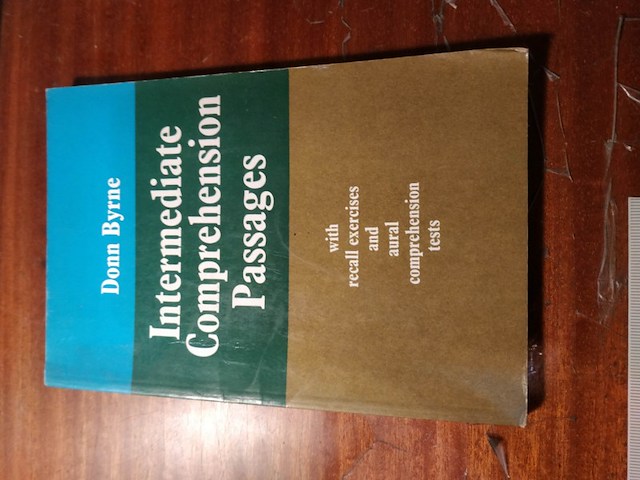 Intermediate comprehension passages Donn Byrne