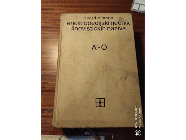 Enciklopedijski rječnik lingvističkih naziva A - O Sime