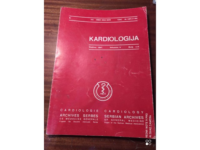 Kardiologija 19887 broj 1 - 2