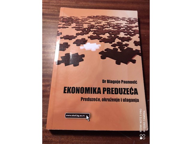 Ekonomika preduzeća Paunović