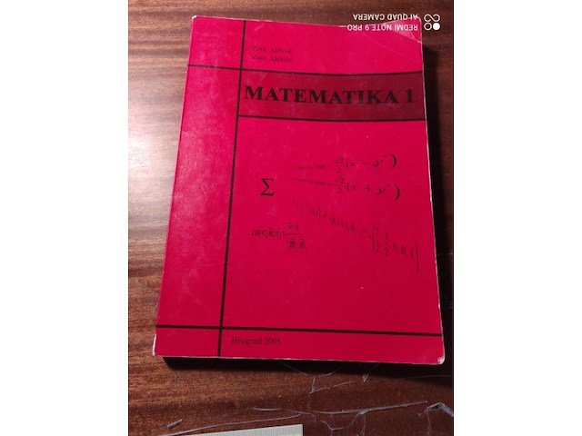 Matematika 1 Aleksić Aleksić