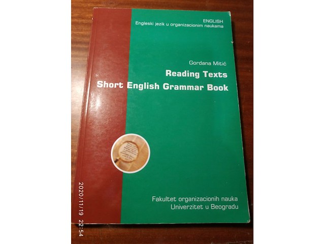 Short English Grammer Book Mitić