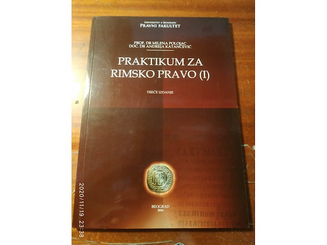 Praktikum za rimsko pravo Polojac Katančević