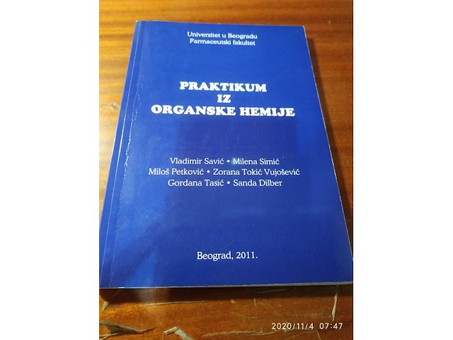 Praktikum iz organske hemije Savić Simić Petković Tokić