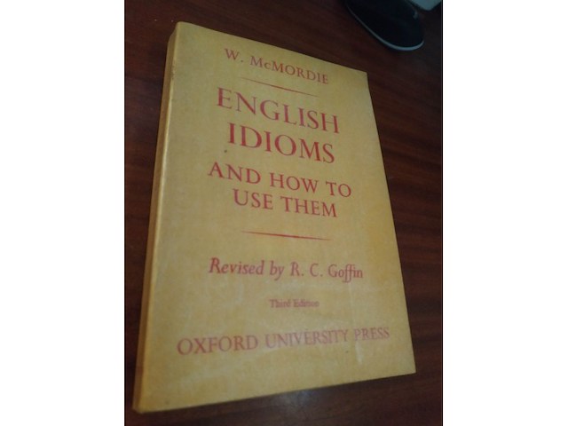 English idioms W . McMordie