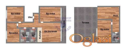 Četvorosoban stan sa povratom PDV-a, 101m2!