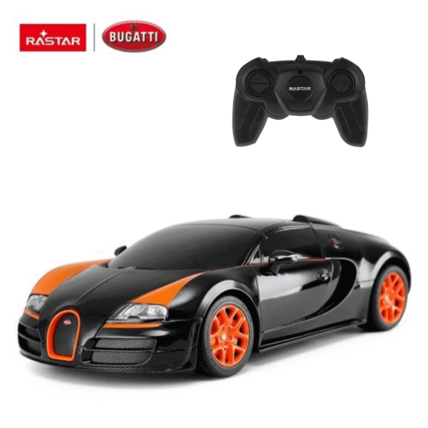 Auto na daljinski BUGATTI Vitesse 1:24, Rastar Black