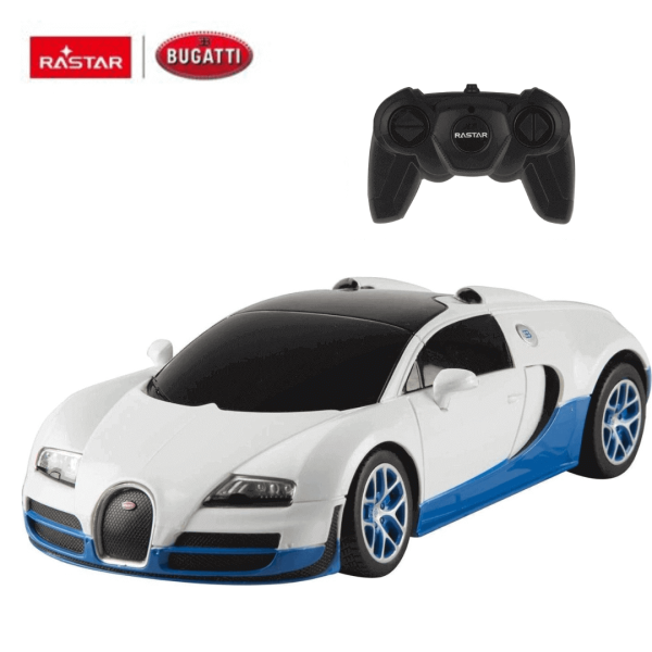 Auto na daljinski BUGATTI Vitesse 1:24, Rastar White