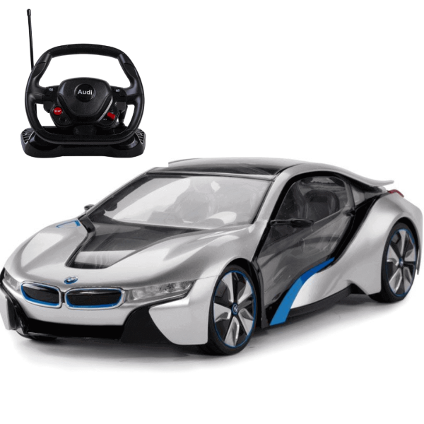 Auto na daljinski BMW i8, Rastar 49600-8 Sivi