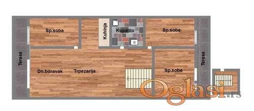 ODLICAN PORODICAN U URBANOJ VILI! -80m2-