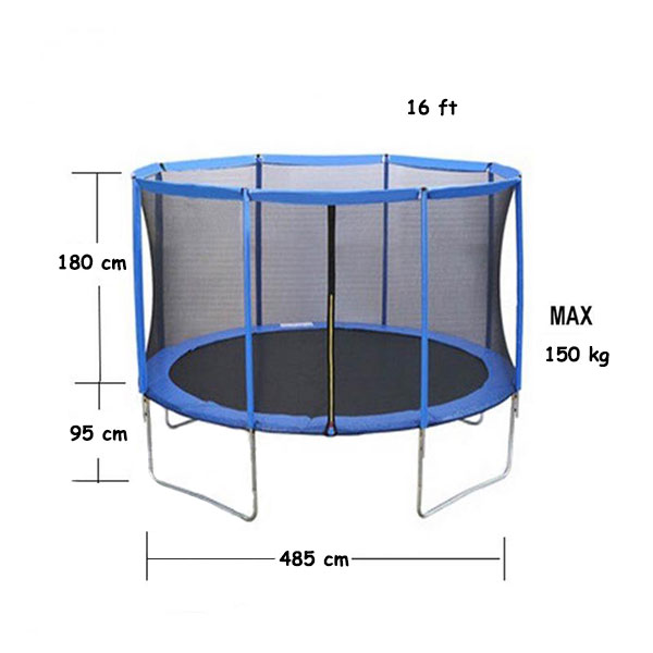 Trambolina 16ft 485x275cm OUT0004