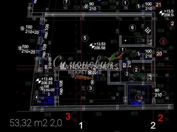 Učiteljsko naselje, 2.0, 52,5m2, I, u izgradnji, luks novogradnja ID#1528