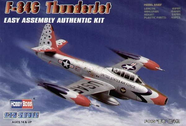 HOBBY BOSS 1/72 American F-84G ‘ThunderJet’