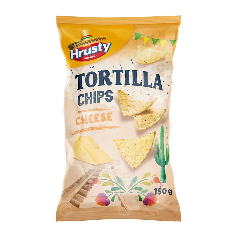 HRUSTY TORTILLA 150G HAM I CHEESE