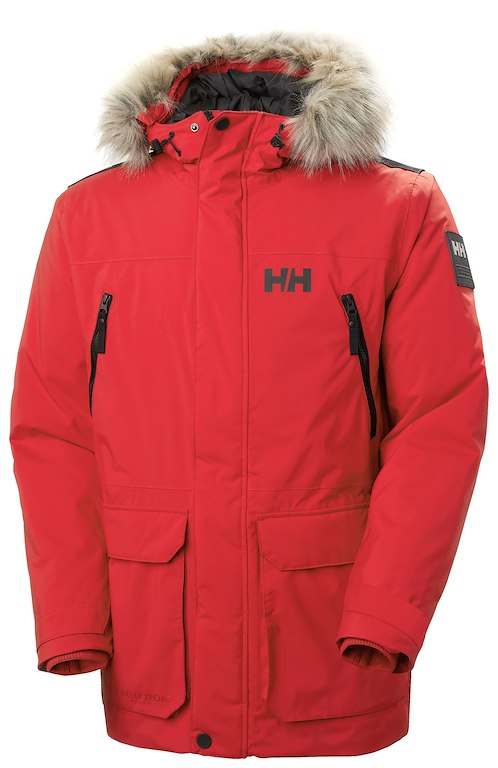 Helly Hansen REINE PARKA, muška jakna, crvena