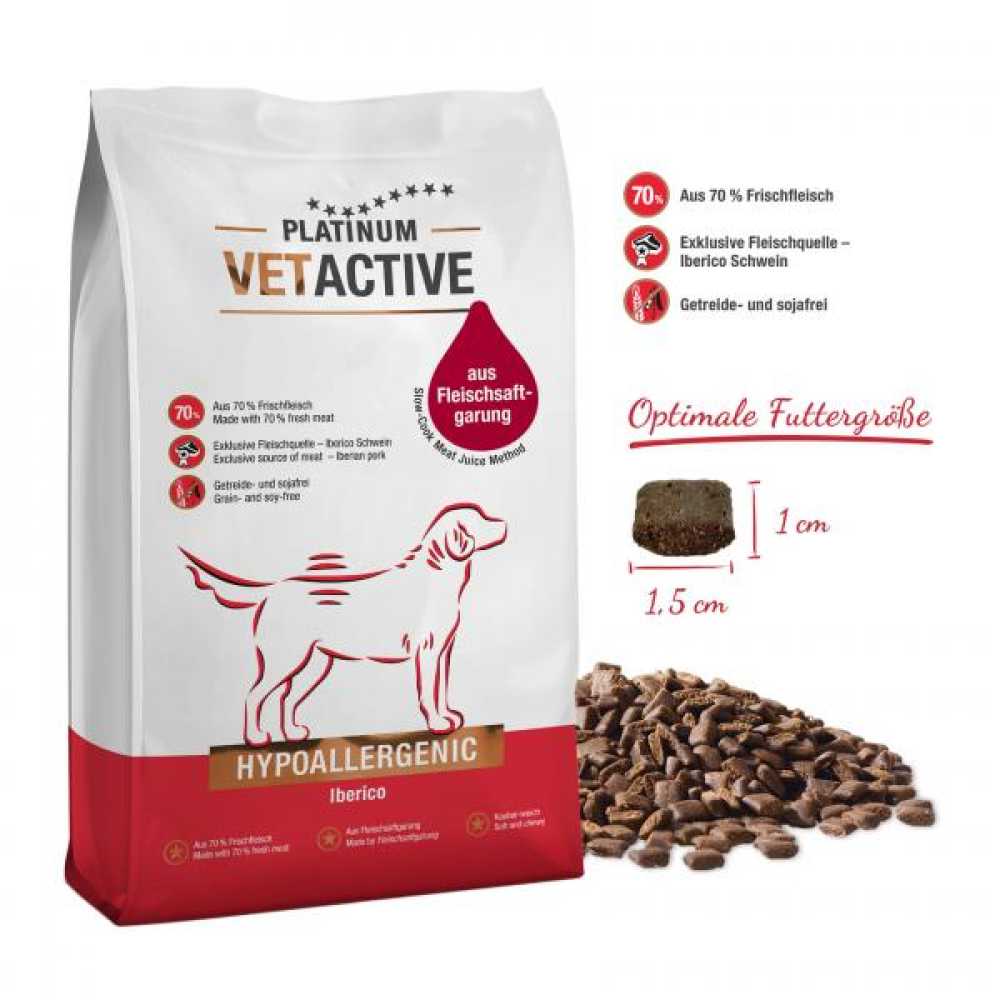 Platinum hrana za pse VetActive Hypoallergenic 1.5kg