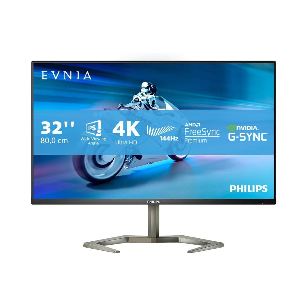 Monitor PHILIPS 32M1N5800A/00 31,5"/IPS/3840x2160/144Hz/1ms GtG/HDMIx2,DPx2,USB/freesync/Pivot/crna