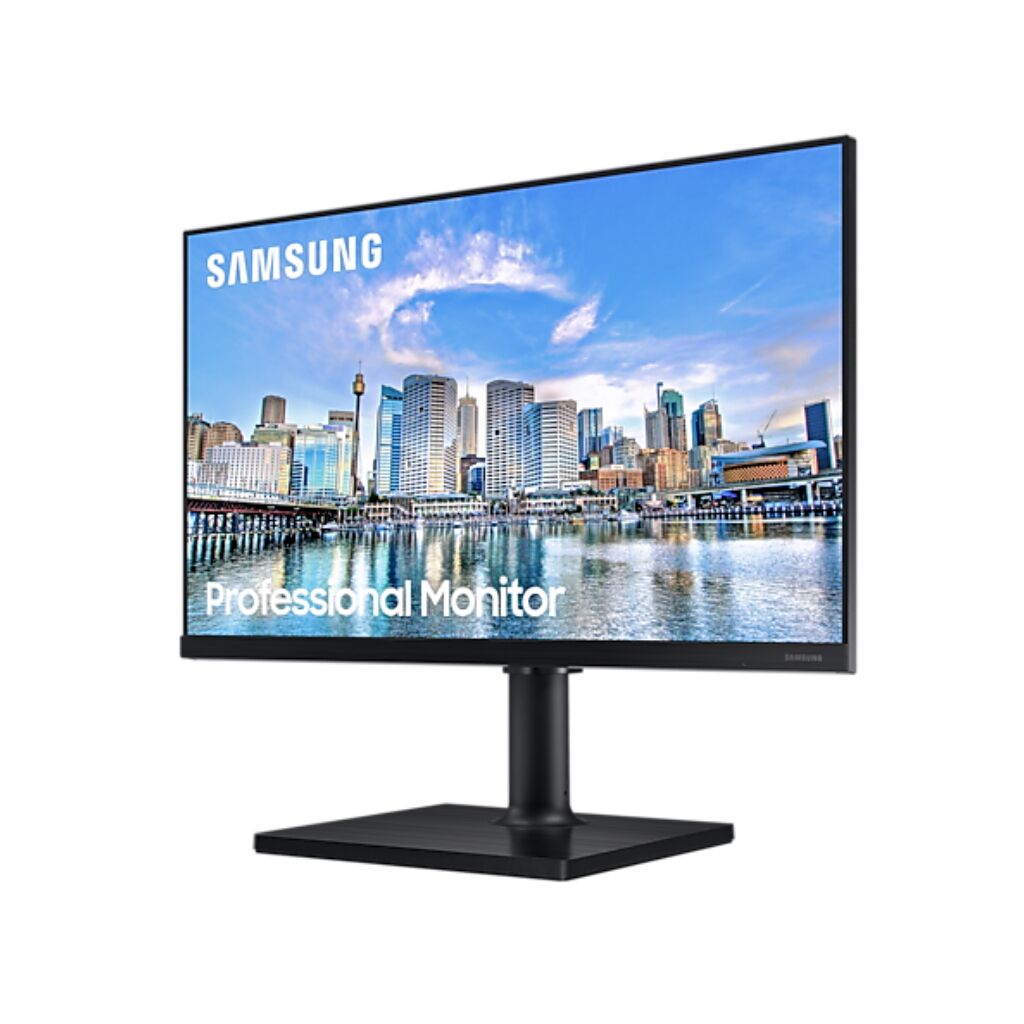 Monitor SAMSUNG LF24T450FQRXEN 24"/IPS/1920x1080/75Hz/5ms/HDMIx2,DP,USB/Freesync/pivot,visina/crna