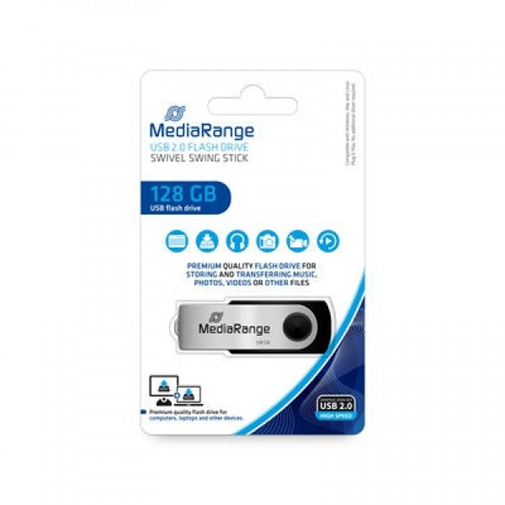 USB FLASH 128GB USB 2.0 MEDIARANGE FLEXY DRIVE MR913