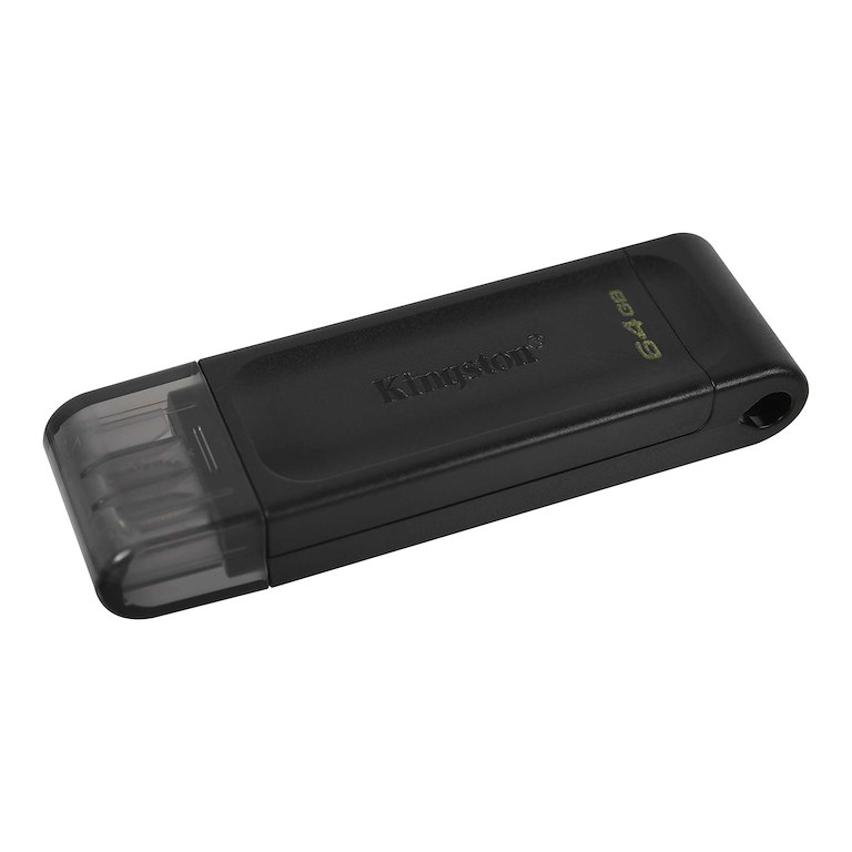 USB memorija KINGSTON DT70/128GB/DataTraveler/3.2/crna