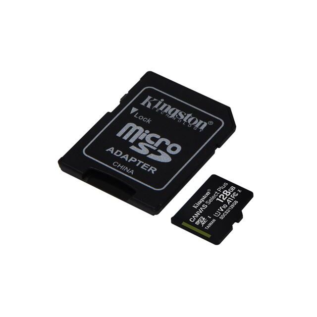 MICRO SD.128GB KINGSTON + 1ad KIN Canvas Plus