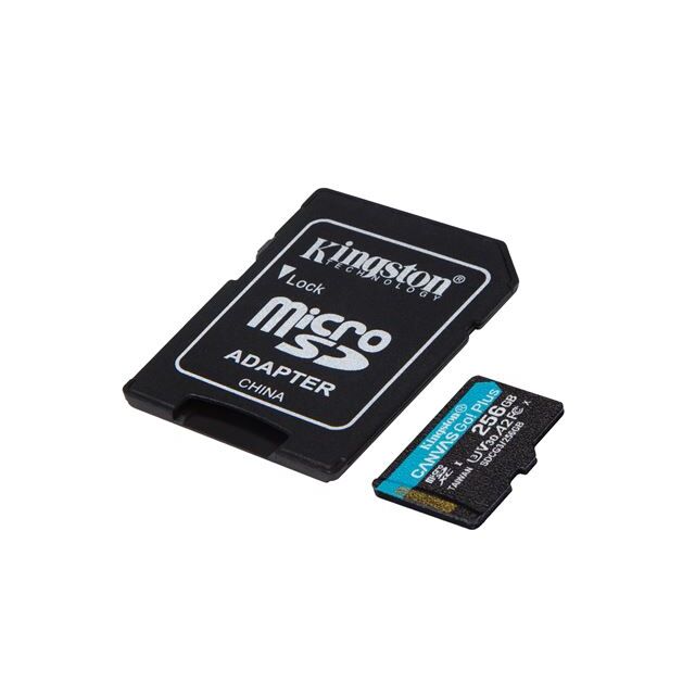 MICRO SD.256GB KINGSTON + SD adapter SDCG3/256GB