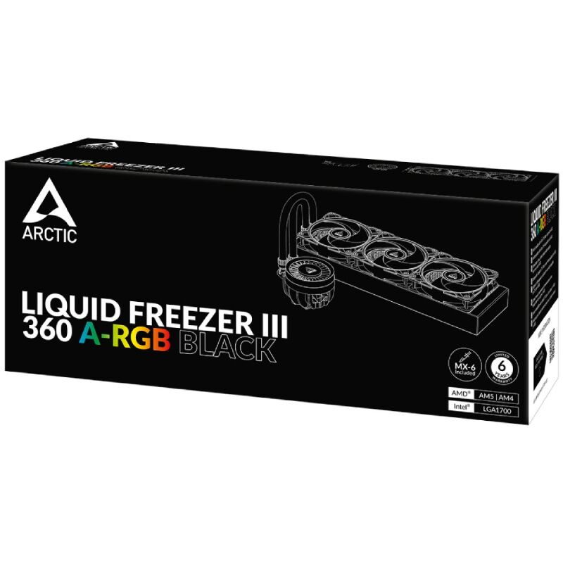 ARCTIC Liquid Freezer III 360 A-RGB Black vodeno hlađenje (ACFRE00144A)