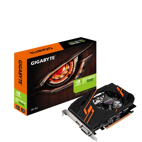 Grafička karta GIGABYTE GT1030 GV-N1030OC-2GI NVD/2GB/DDR5/64bit/crna