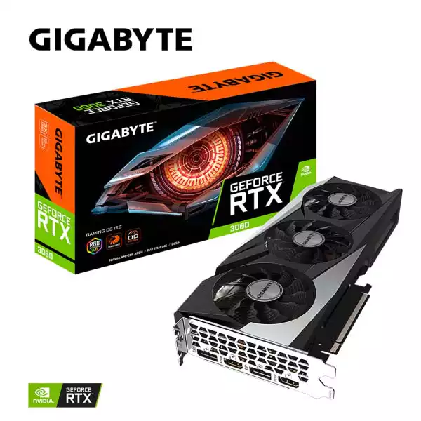 Grafička karta PCI-E RTX 3060 Gigabyte GV-N3060GAMING OC-12GD REV 2.0