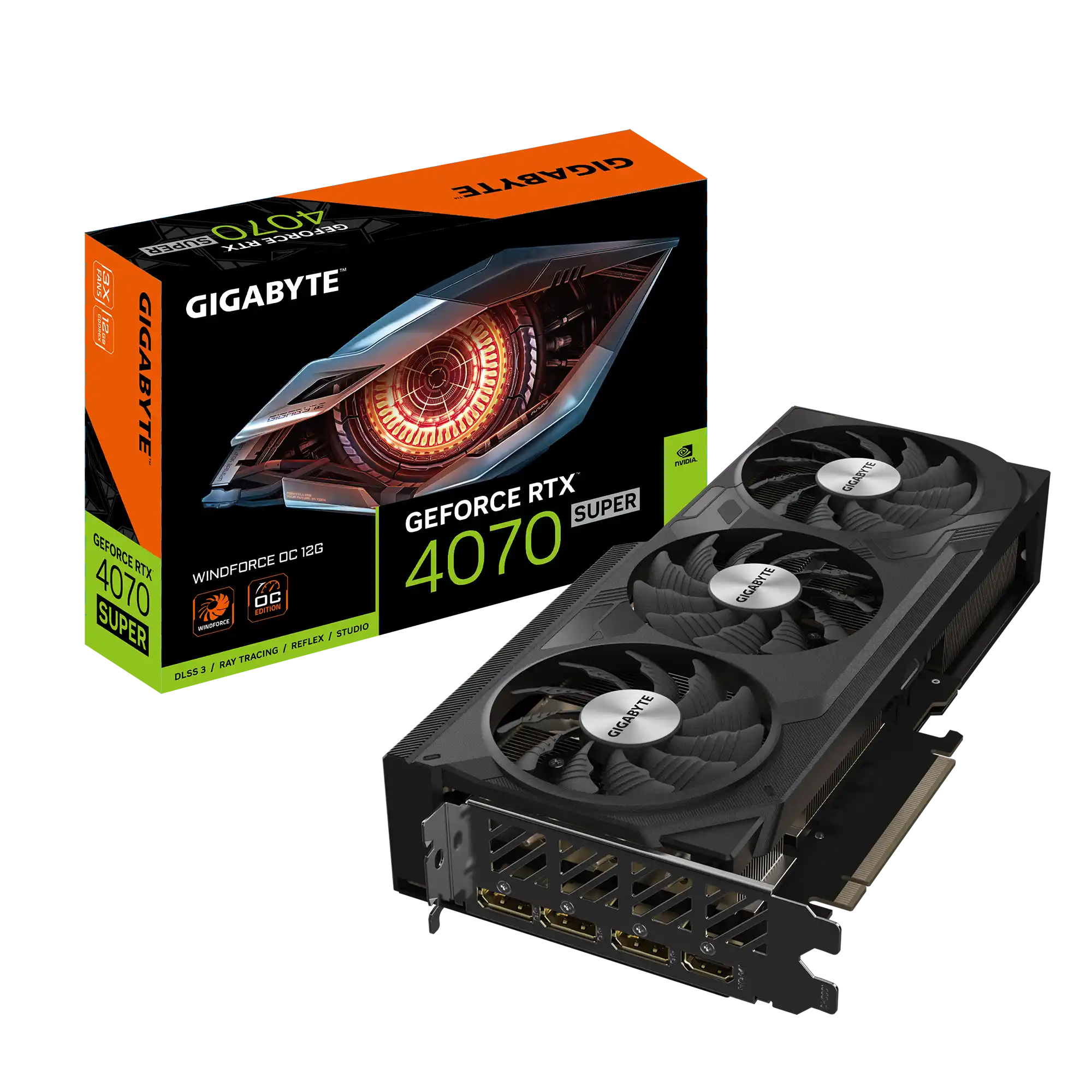 Grafička karta Gigabyte GeForce RTX 4070 Super GV-N407SWF3OC-12GD 12GB 192bit 3xDP/HDMI