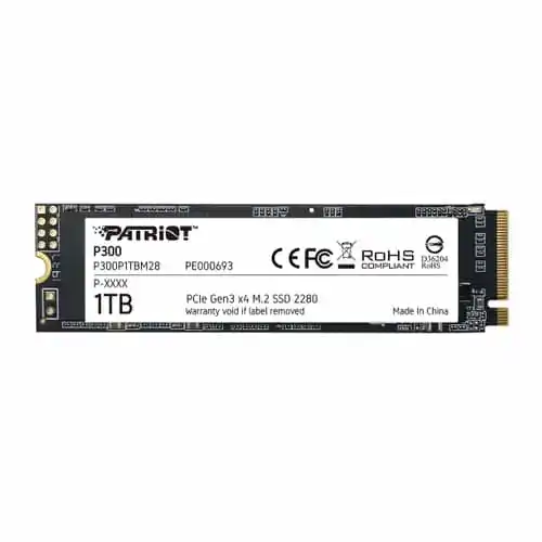 SSD M.2 NVMe 1TB Patriot P300 2100MBs/1650MBs P300P1TBM28