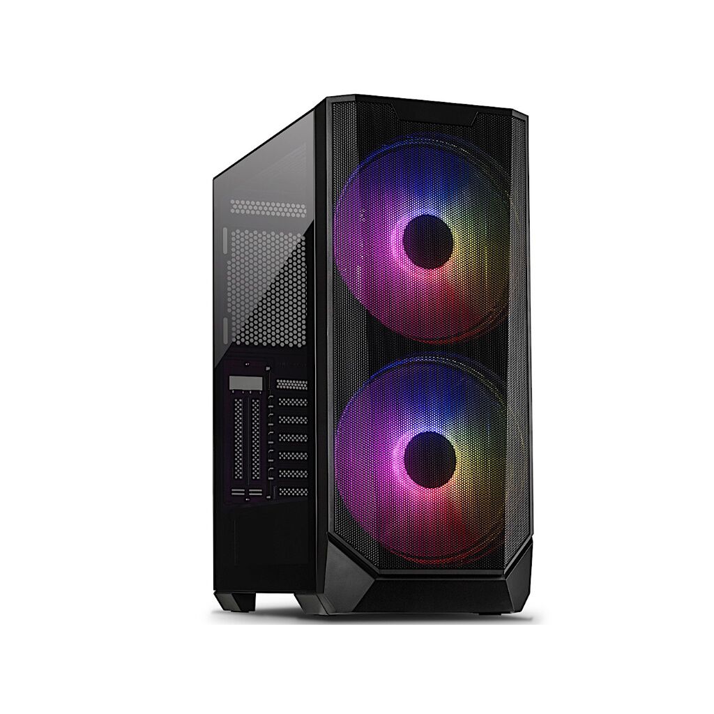 Kućište INTER-TECH IT-3503 Airstream/ATX/RGB/Mini-ITX/Gaming/bez napajanja/crna