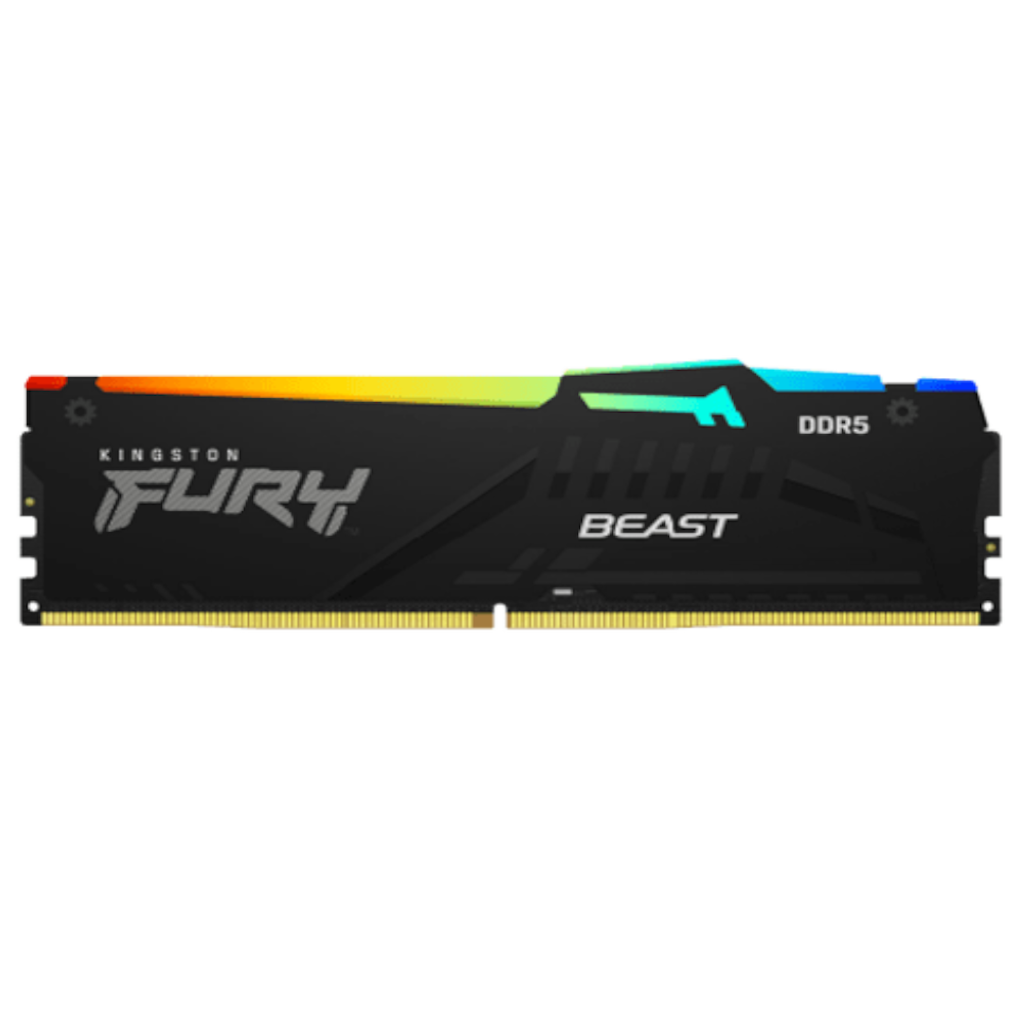 Memorija KINGSTON 32GB/DIMM/DDR5/5200MHz/CL40/FURY Beast RGB XMP