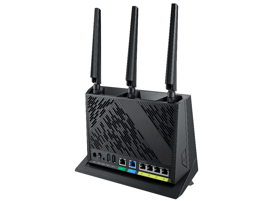 Bežični ruter ASUS RT-AX86U PRO Wi-Fi/AX5700 Mesh WiFi 6/4804Mbps/861Mhz, Gaming/3 antene/crna