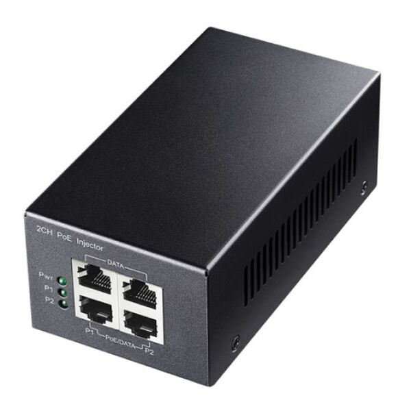 Cudy POE220 2x 30W Gigabit PoE+/PoE Injector, 802.3at/802.3af Standard, Data Power 100 Meters, Metal