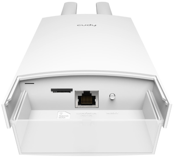 Cudy LT500 Outdoor 4G LTE Cat 4 AC1200 Wi-Fi Route, Nano SIM Slot, 10/100 Mbps WAN/LAN