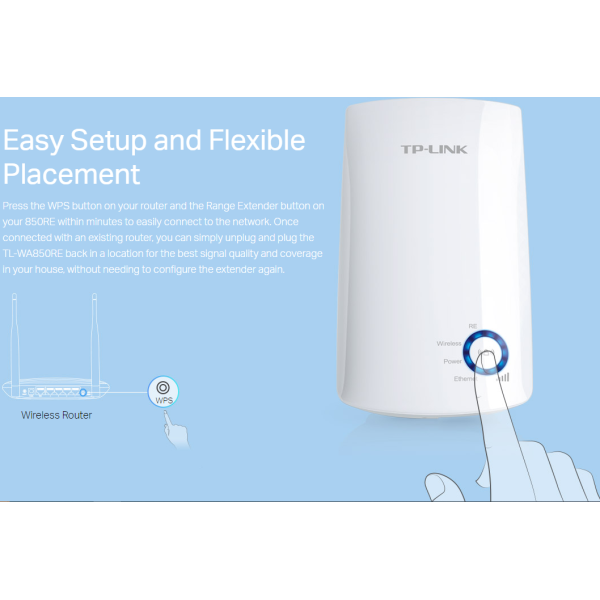 TP-LINK TL-WA850RE Wireless Range Extender/Access Point