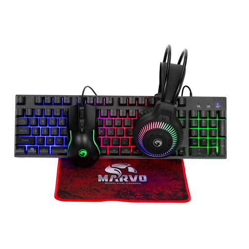 TASTATURA+MIS+SLUSALICE+PODLOGA MARVO LOOT 40 CM416