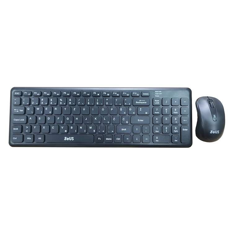 Bežična tastatura + miš Zeus Z300 Srb