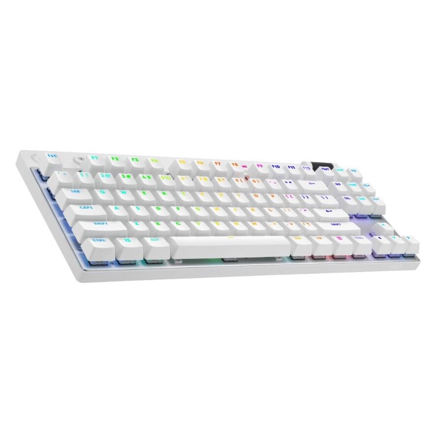 Logitech G PRO X TKL Lightspeed Gaming Keyboard, White, US, BT Tactile