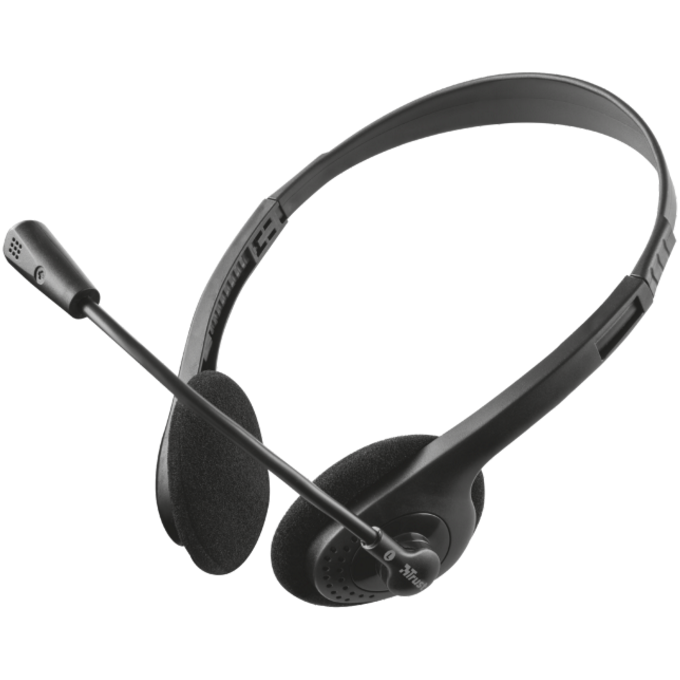 Slušalice TRUST Primo Chat Headset žične/3,5mm+2x3,5mm/crna