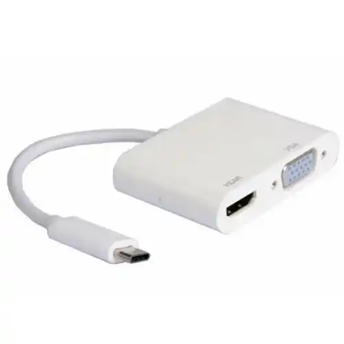 Adapter konverter Tip C - HDMI+VGA Linkom